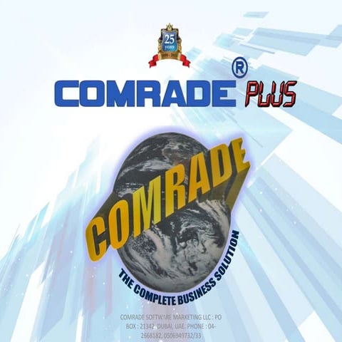 COMRADE - THE COMMON MAN's AID | PPT