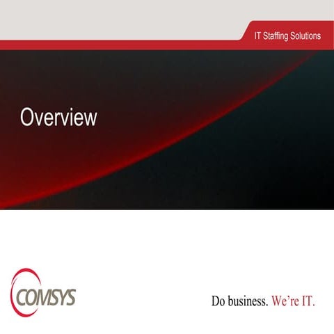 Comsys Staffing Solutions Overview | PPT