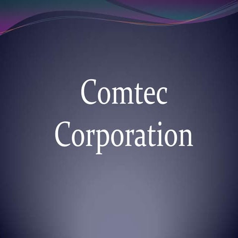 Comtec presentation chabu - rkaibi | PPT