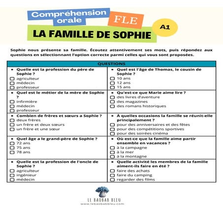 Fiche la description physique (A1) | PDF