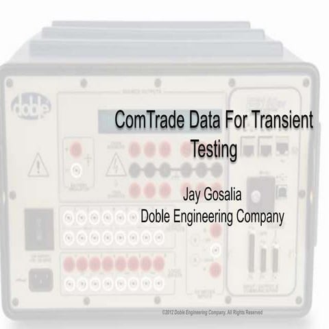 Comtrade file manipulationver1 | PPTX