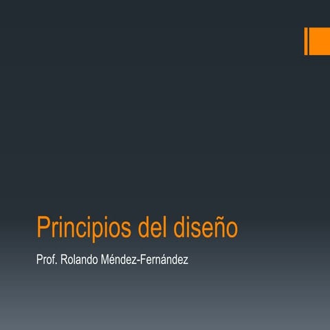 Principios del Diseño | PPTX