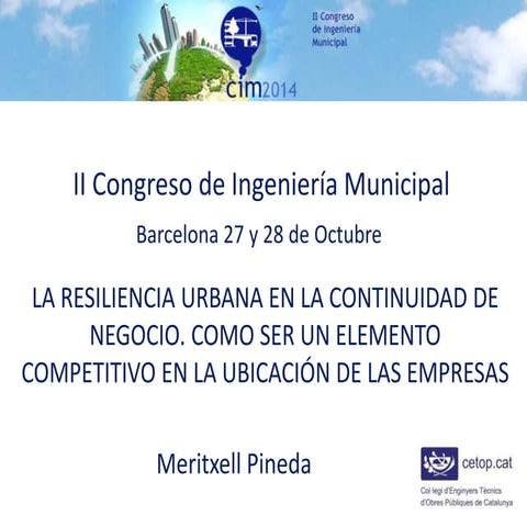 Comunicación cim2014 txell pineda_def | PPT