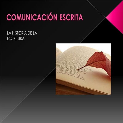Comunicación escrita | PPTX
