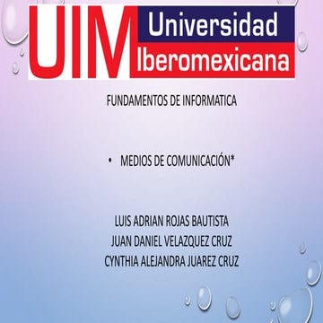 Comunicacion | PPTX | Technology & Computing