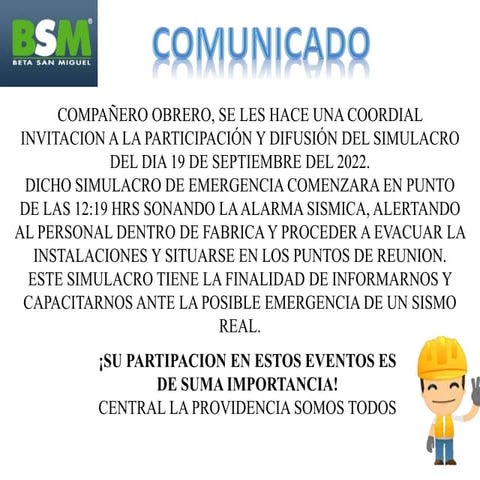 COMUNICADO-SIMULACRO.pptx