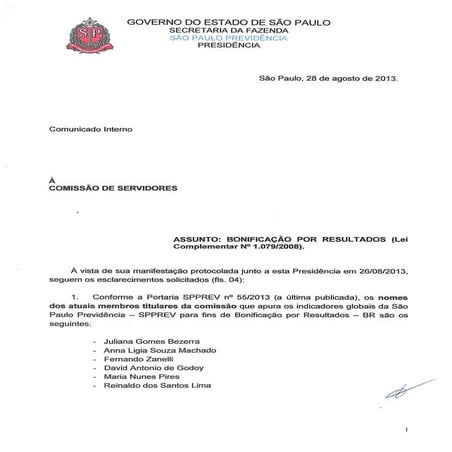 Comunicado interno | PDF