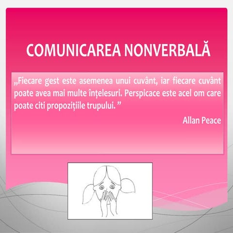 Lectia: Comunicarea nonverbala.pdf, Modulul: Etica si comunicarea profesionala | PDF