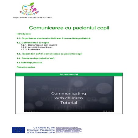 Comunicare cu pacientul copil | PDF