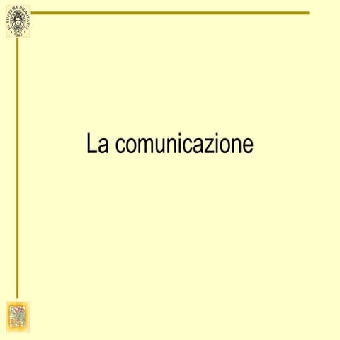 Comunicazione 2011 | PPT