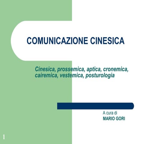 Comunicazione+cinesica | PPS
