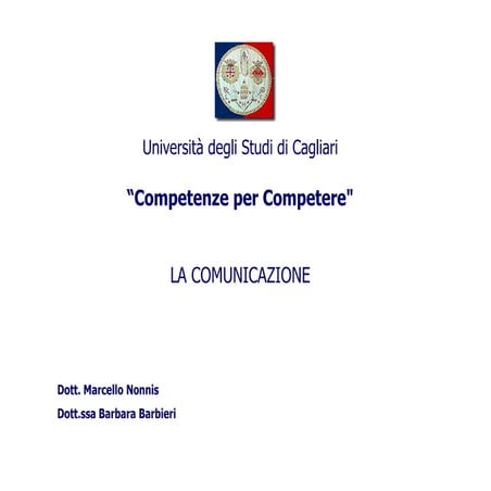 La comunicazione | PPT