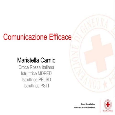 Comunicazione efficace | PPTX