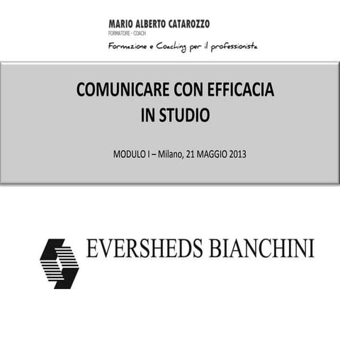 Comunicazione efficace | PPTX