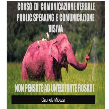 CORSO DI COMUNICAZIONE VERBALE PUBLIC SPEAKING E COMUNICAZIONE VISIVA ...
