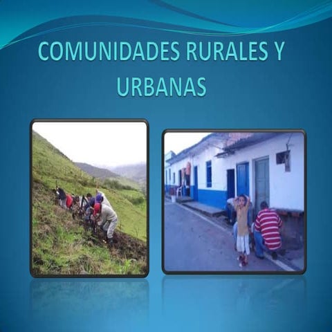 Tipos De Comunidades Rurales Conceptualizando La Resiliencia Rural A