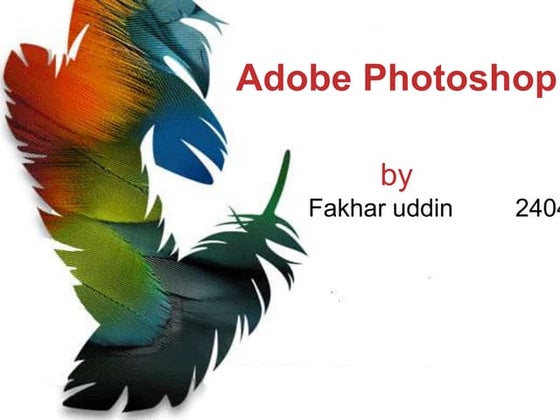 Adobe Photoshop intro to interface | PPTX | Photo Editing Software ...