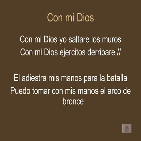 Con Mi Dios | PPT