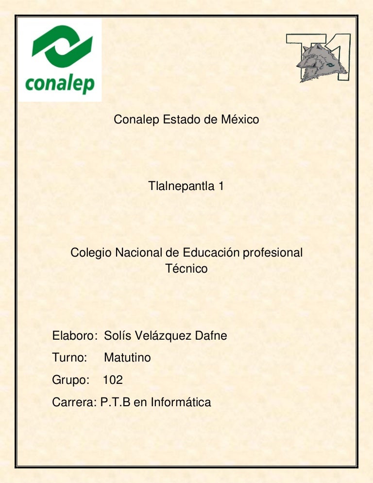 Conalep estado de méxico