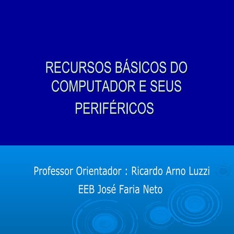Conceitos básicos do computador | PPT