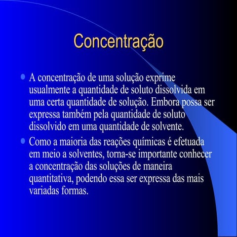 Concentracao | PPT