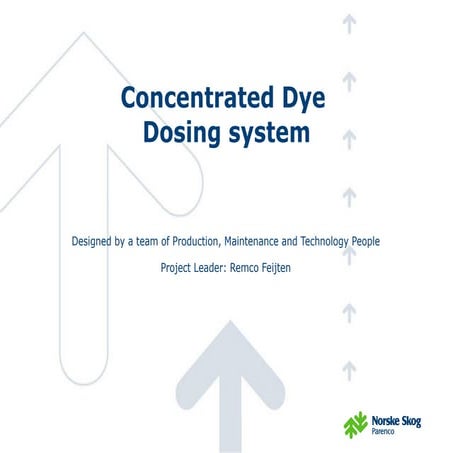 Concentrated Dye Dosingsystem | PPT