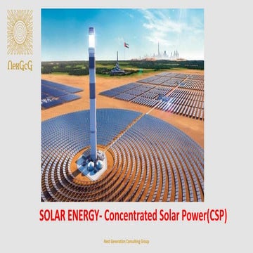 Concentrated solar power | PDF | Power and Energy Industry | Industries