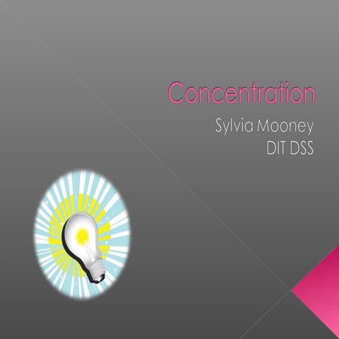 Concentration | PPT