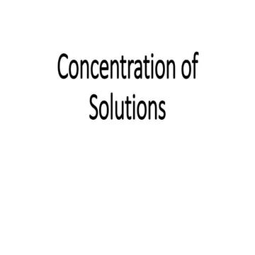 Concentration-of-Solutions.pdf ybfgbvcxbvvx | PPT