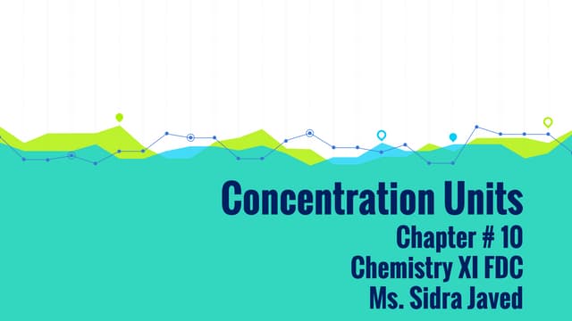 Molarity , molality and normality formula and their calculation | PPTX