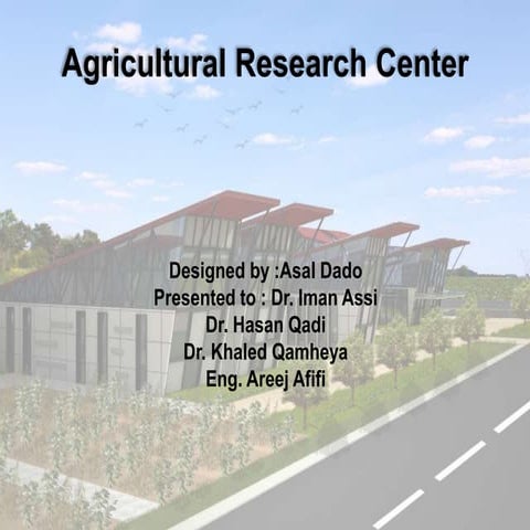 Agri-Market Hall in Melaka - UTM M.Arch Final Thesis Design | PPTX