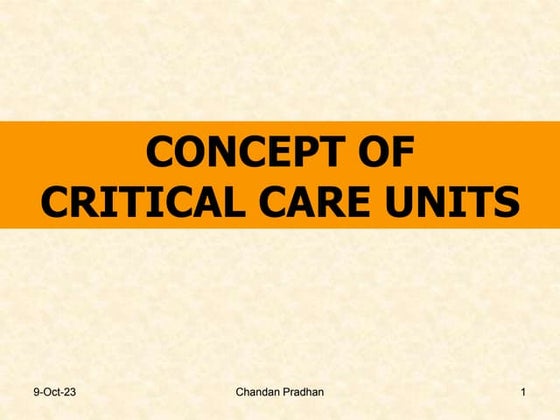 Intensive care unit design | PDF