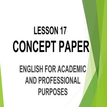 Writing a-concept-paper | PPT