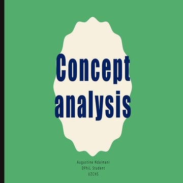 Concept analysis an | PPTX