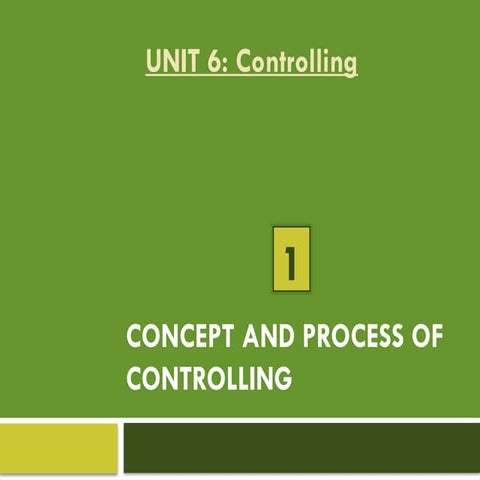 Controlling in management | PPTX