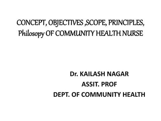 Factors affecting community health | PPT
