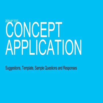 Concept application review | PPT