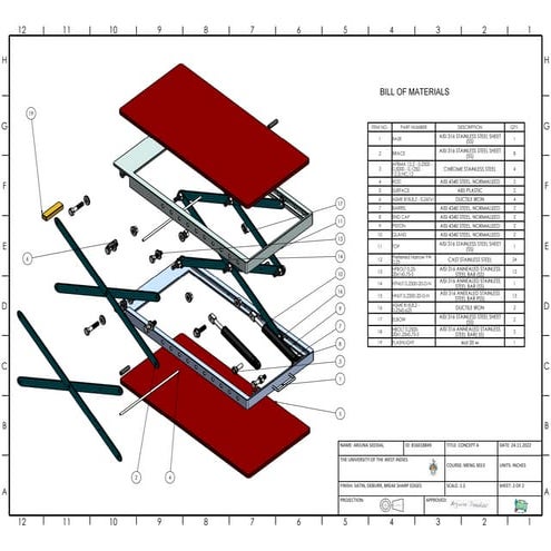 Concept 2 to use hydro to lift table to1 | PDF
