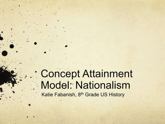 Concept attainment model | PDF