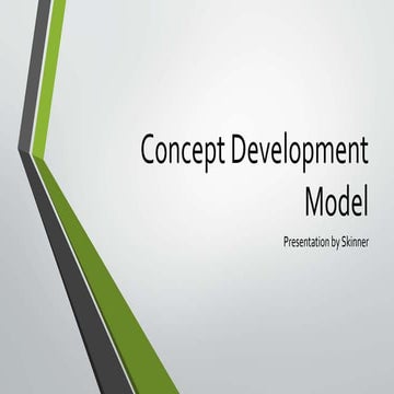 Concept Development Model | PPT