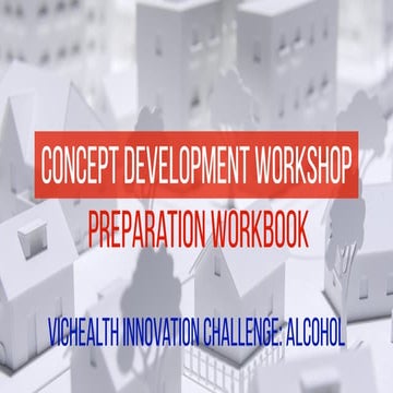Concept Development Workshop Preparation Workbook | PDF