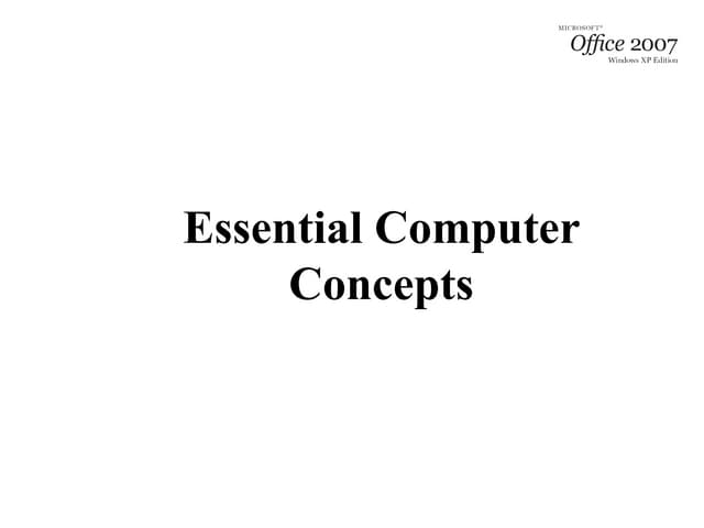 Presentation on computer | PPT