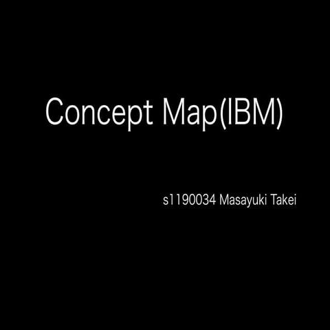 Concept map(ibm) | PPT