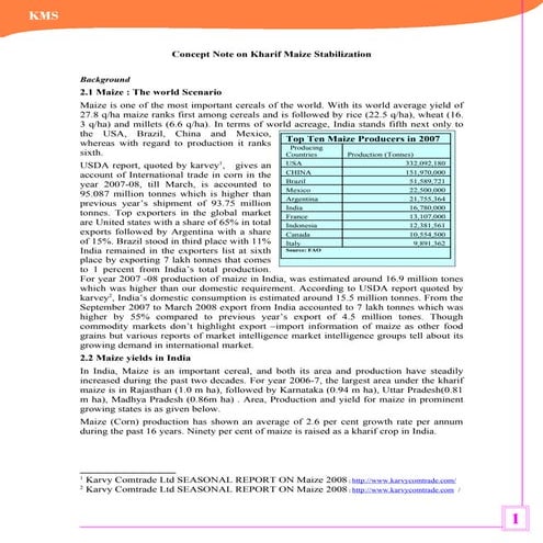 Concept Note on KMS | PDF