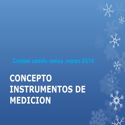 instrumentos de medicion | PPTX