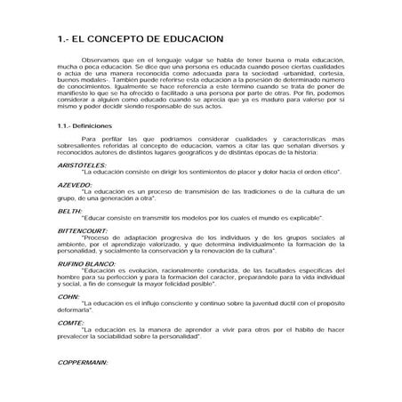 Concepto educar-clase citado | PDF