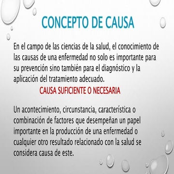 Concepto de causa | PPTX