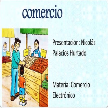 Concepto de comercio y su historia | PPTX