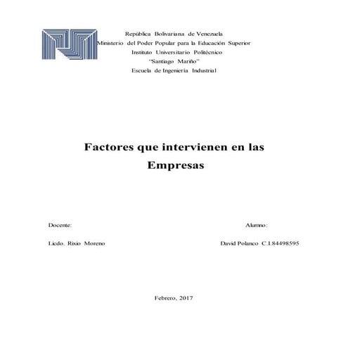 Modulo de gestion empresarial yelene | DOC