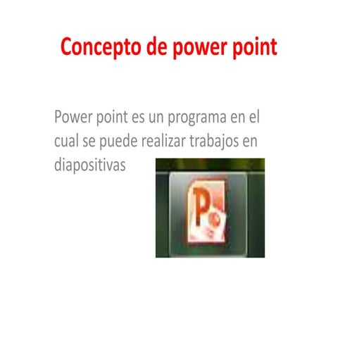 Concepto de power point | PPTX